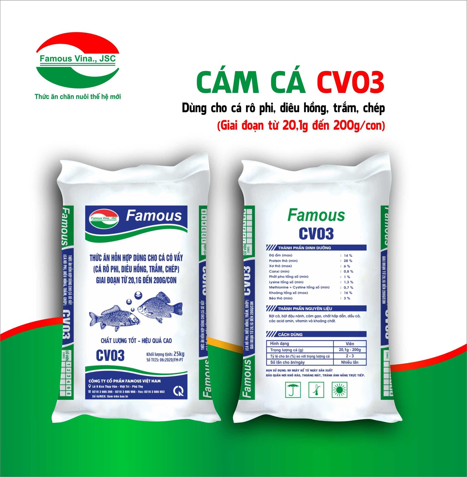 Cám Cá CV03 – famousvietnam.com.vn